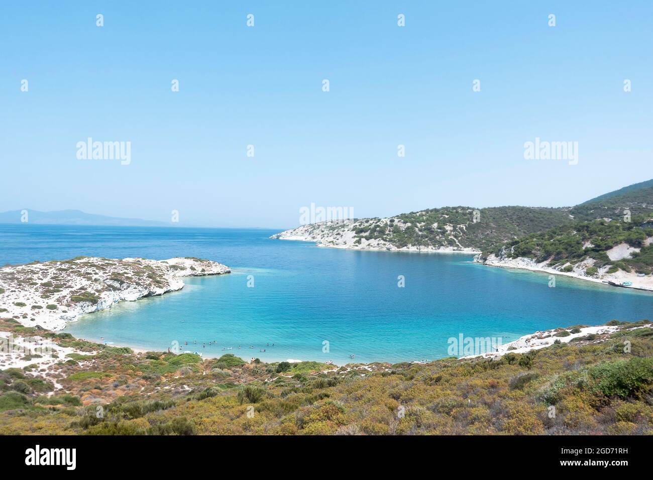 One of the beautiful bays of Foca (Phokaia) town in Izmir, Turkey. Foça ...