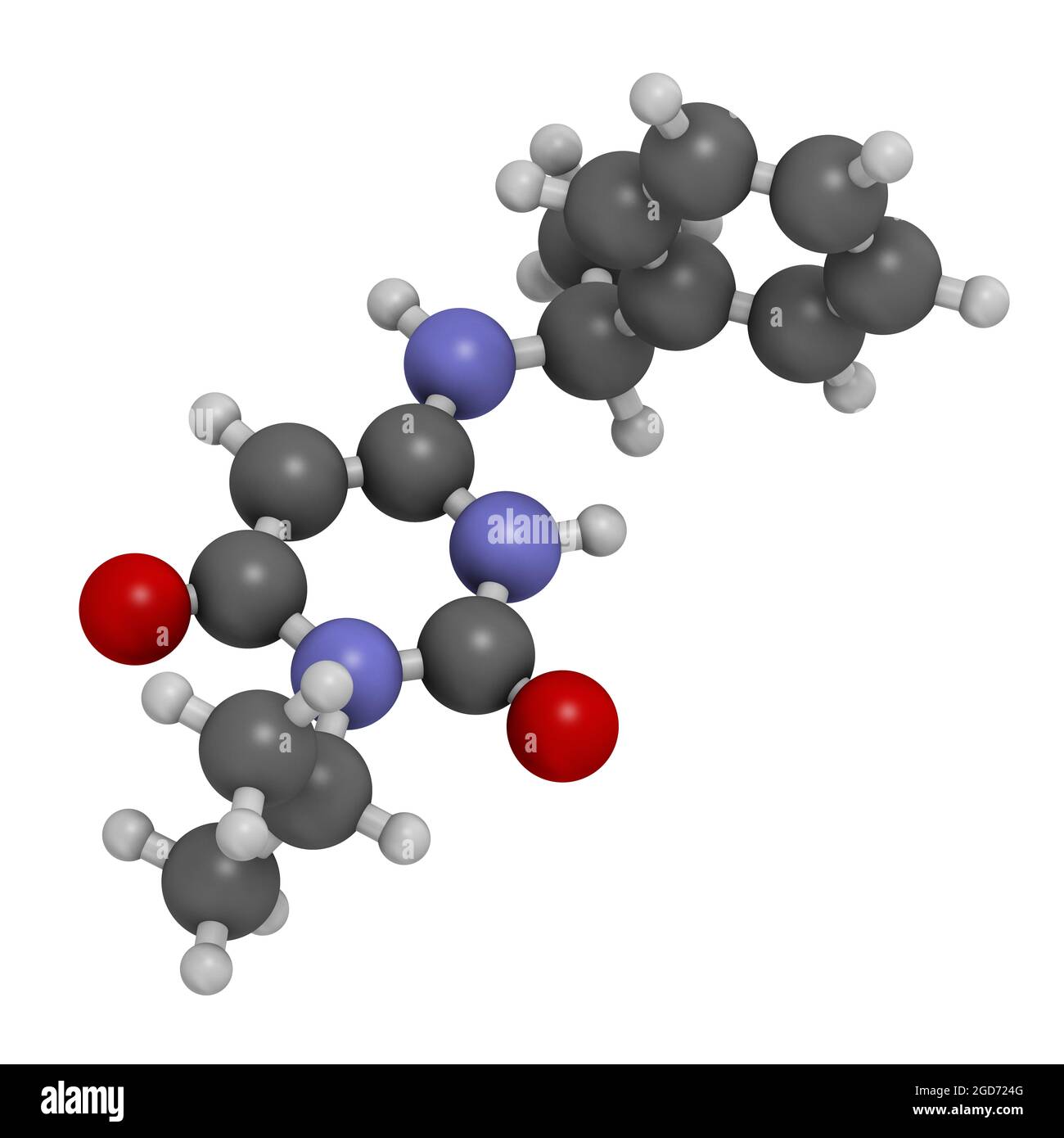 Mavacamten drug molecule. 3D rendering Stock Photo - Alamy