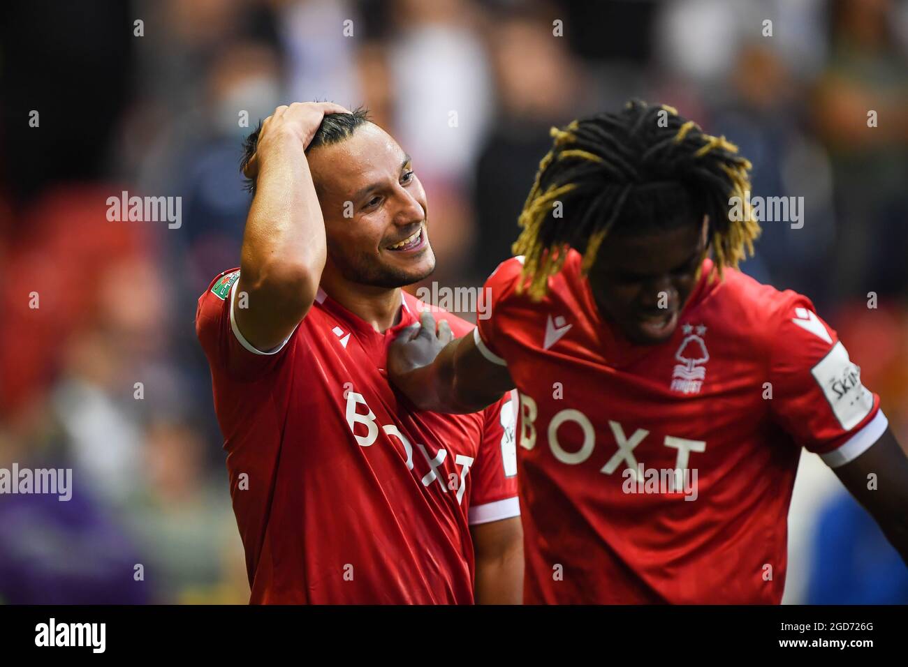NOTTINGHAM, UK. AUGUST 11TH Joao Carvalho of Nottingham Forest ...