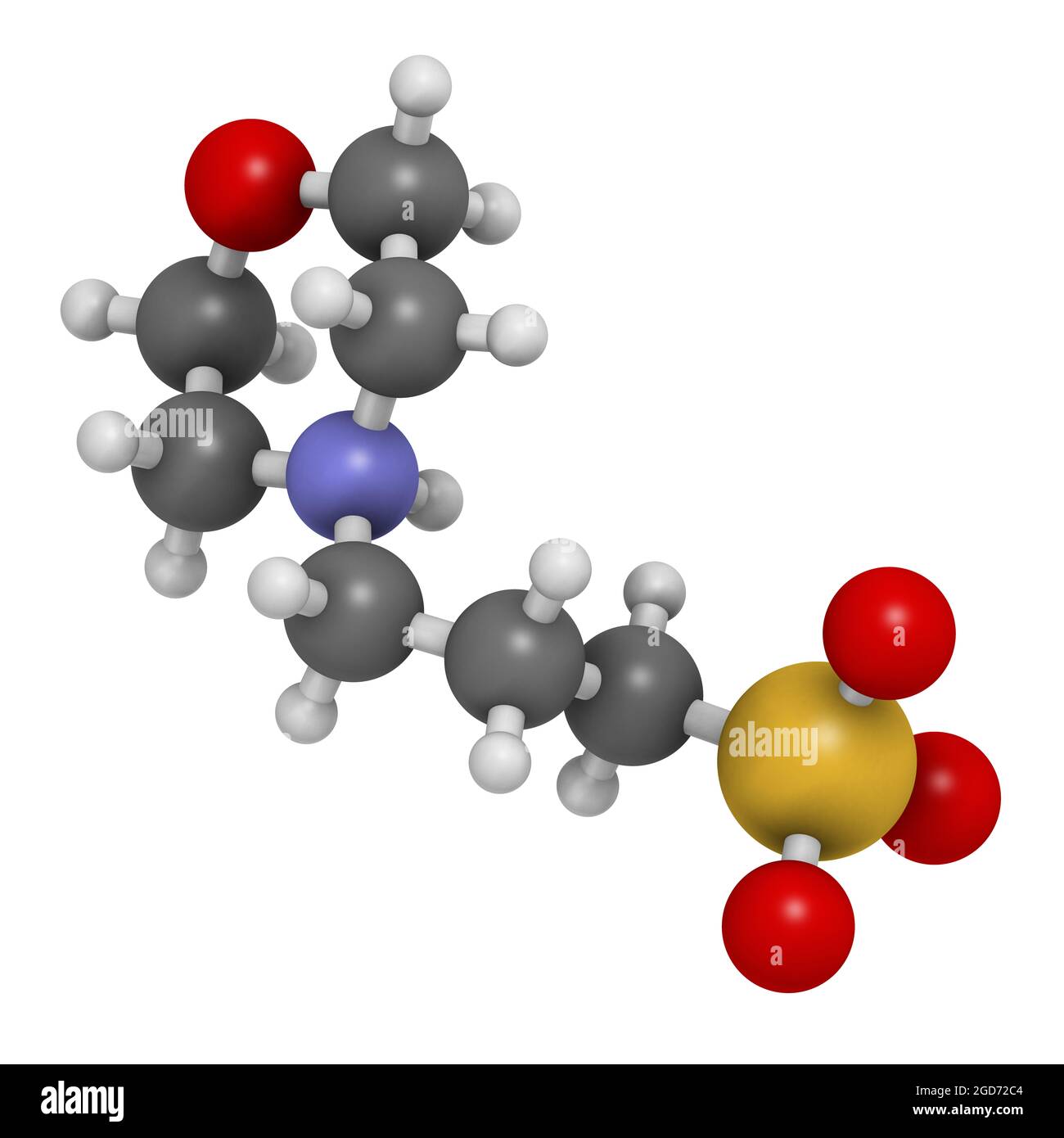 Mops buffering agent molecule hi-res stock photography and images - Alamy