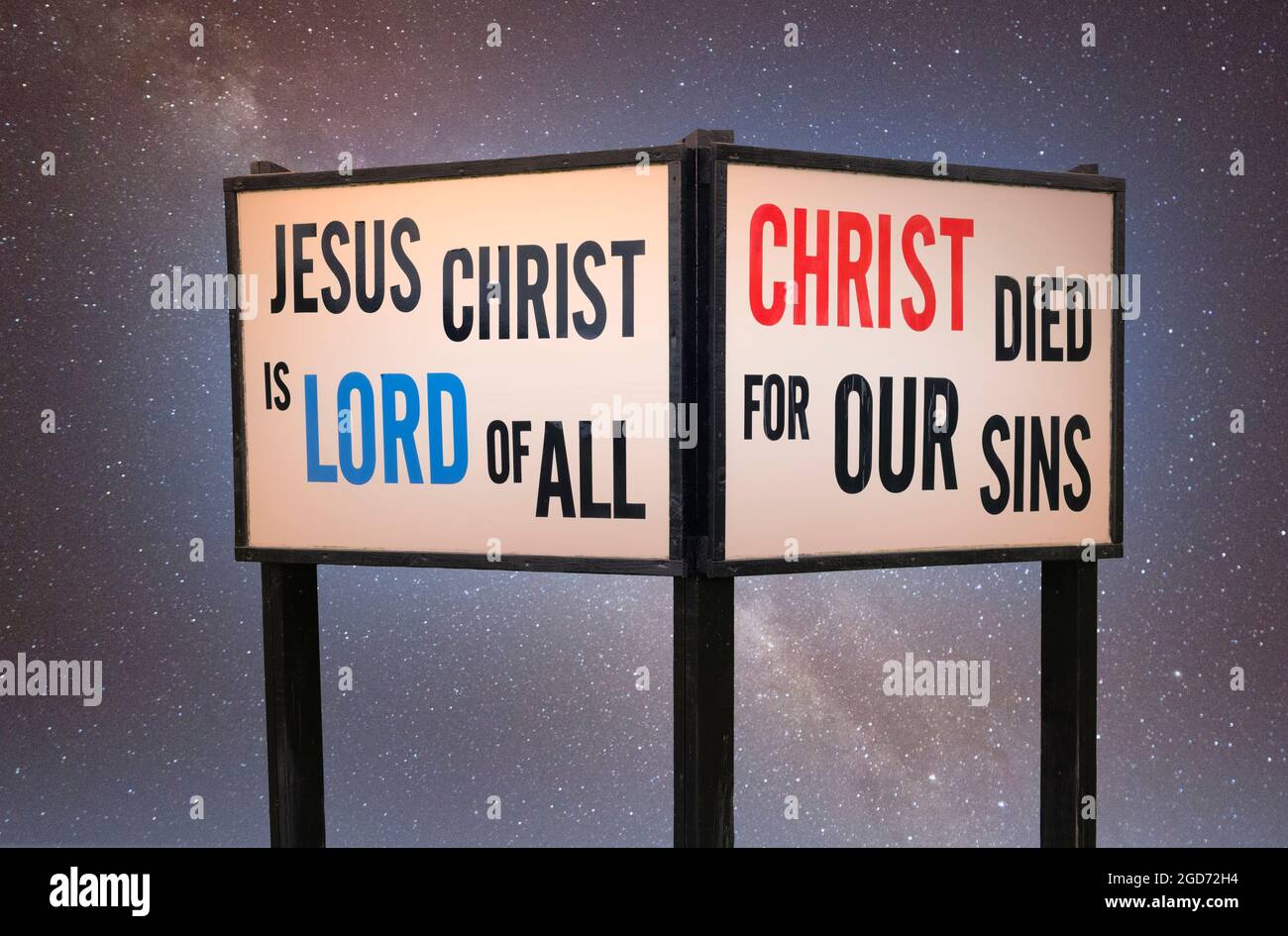 Religious verse sign hi-res stock photography and images - Alamy