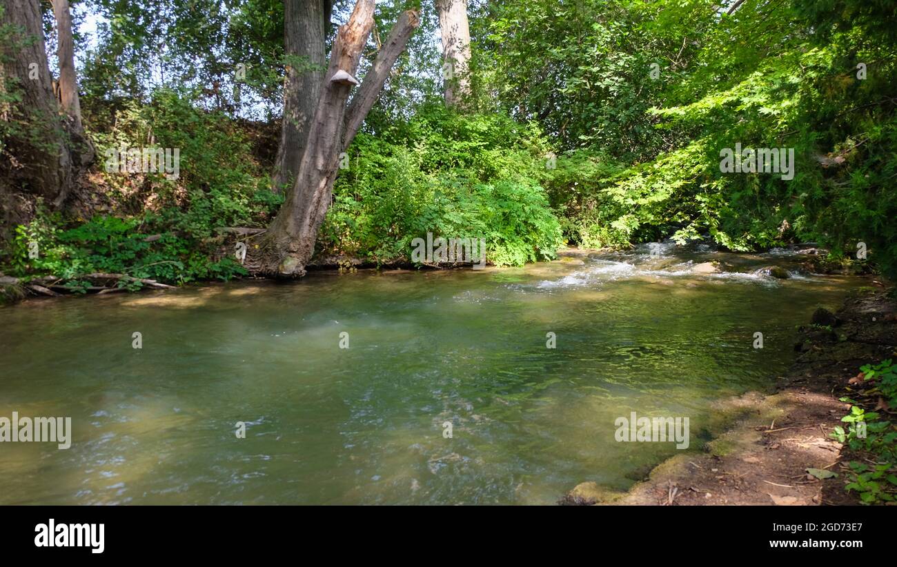 Traditional baptismal site of Lydia, the first Christian in Europe near ...