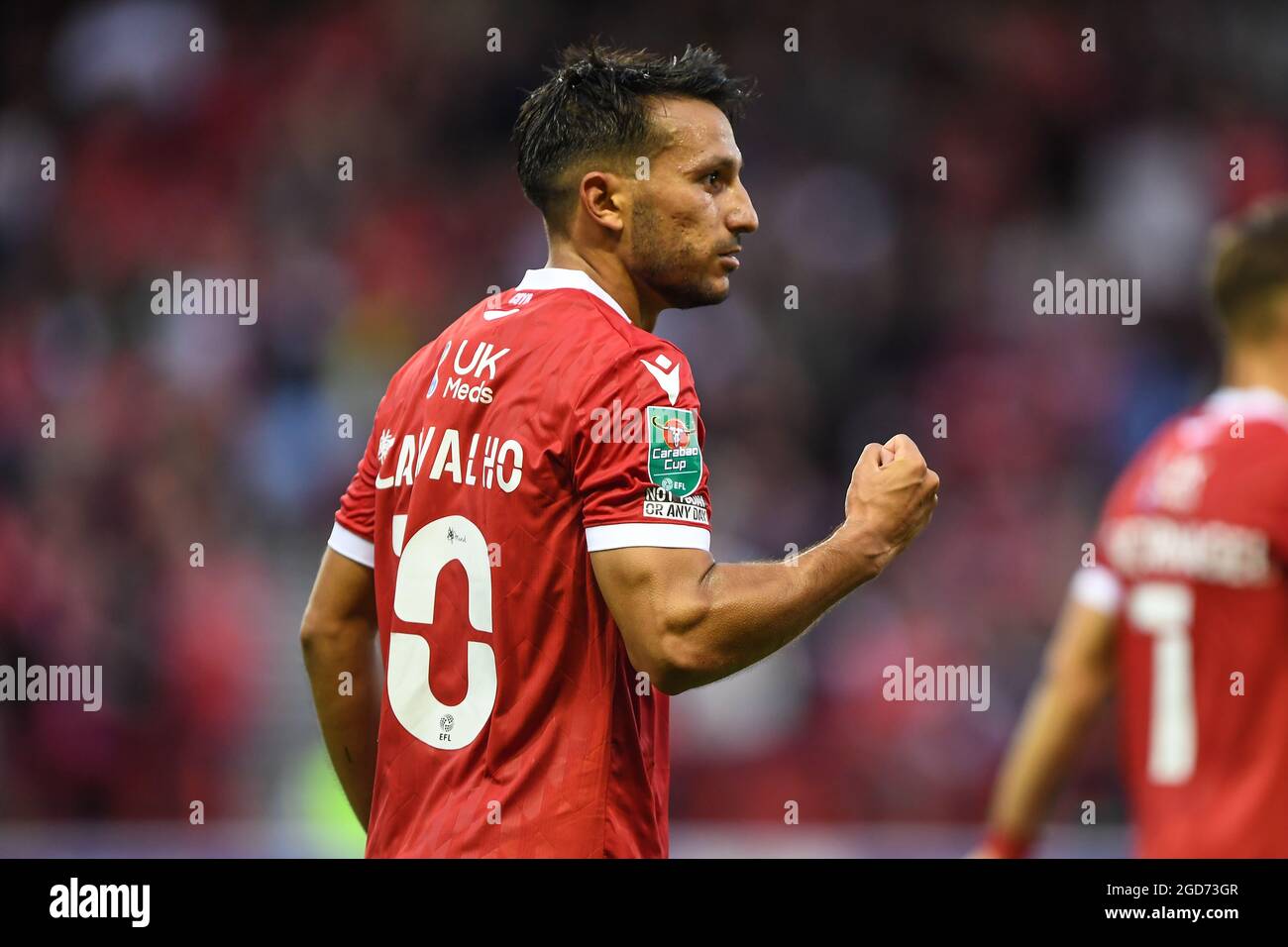 NOTTINGHAM, UK. AUGUST 11TH Joao Carvalho of Nottingham Forest ...