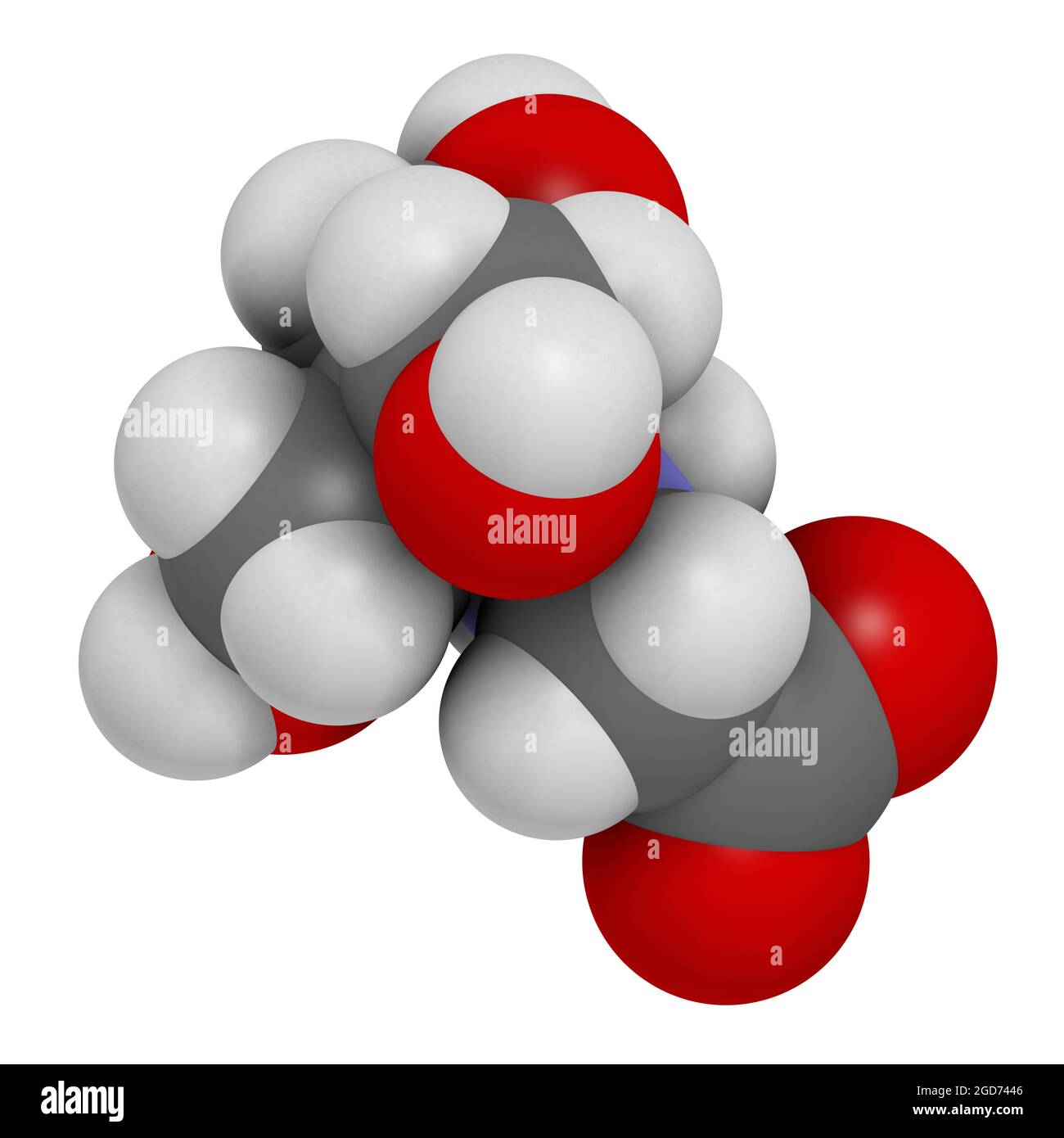 Tricine buffering agent molecule. 3D rendering Stock Photo - Alamy
