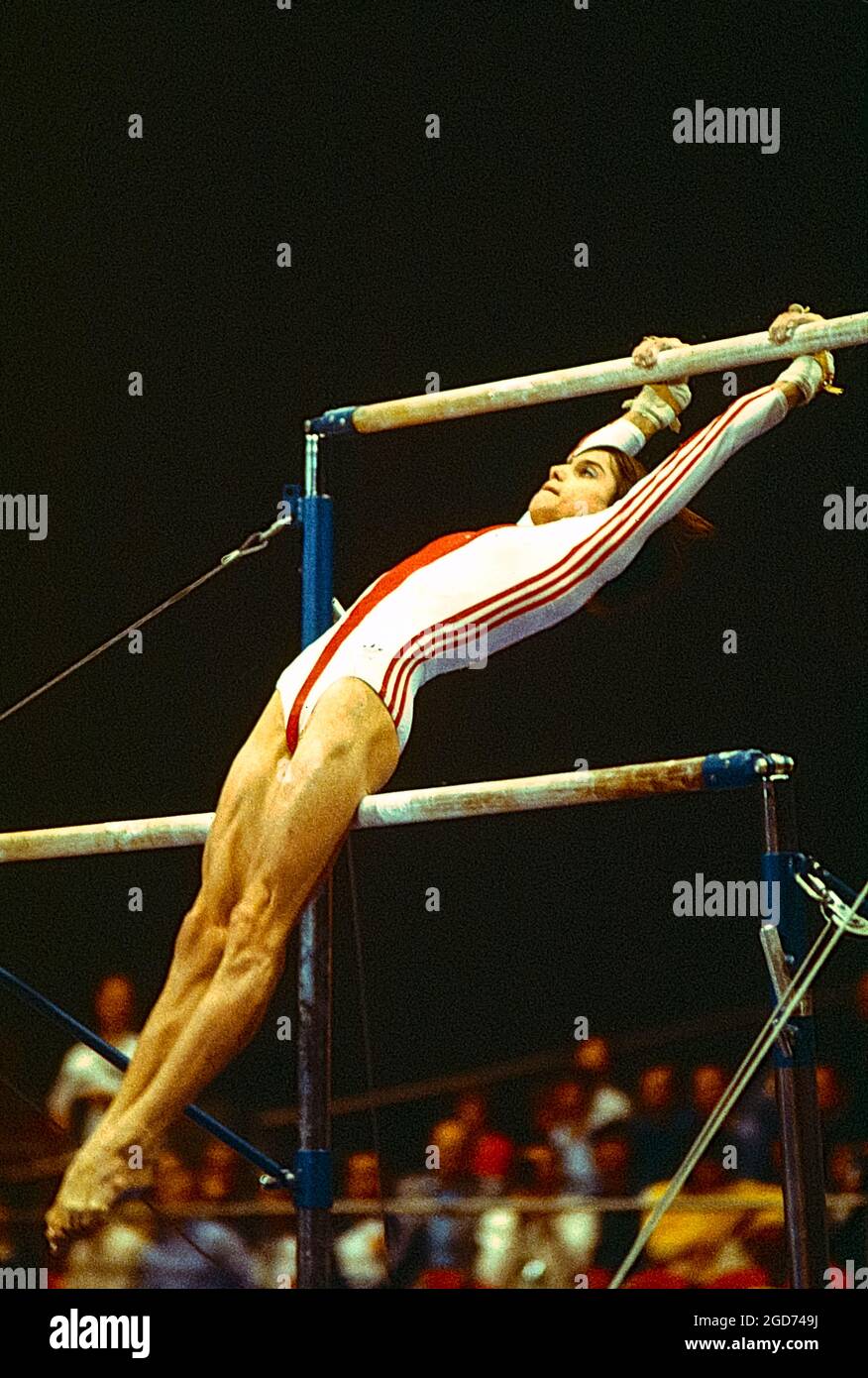 Uneven Bars Nadia Comaneci Nadia Comăneci Triple Olympic Champion