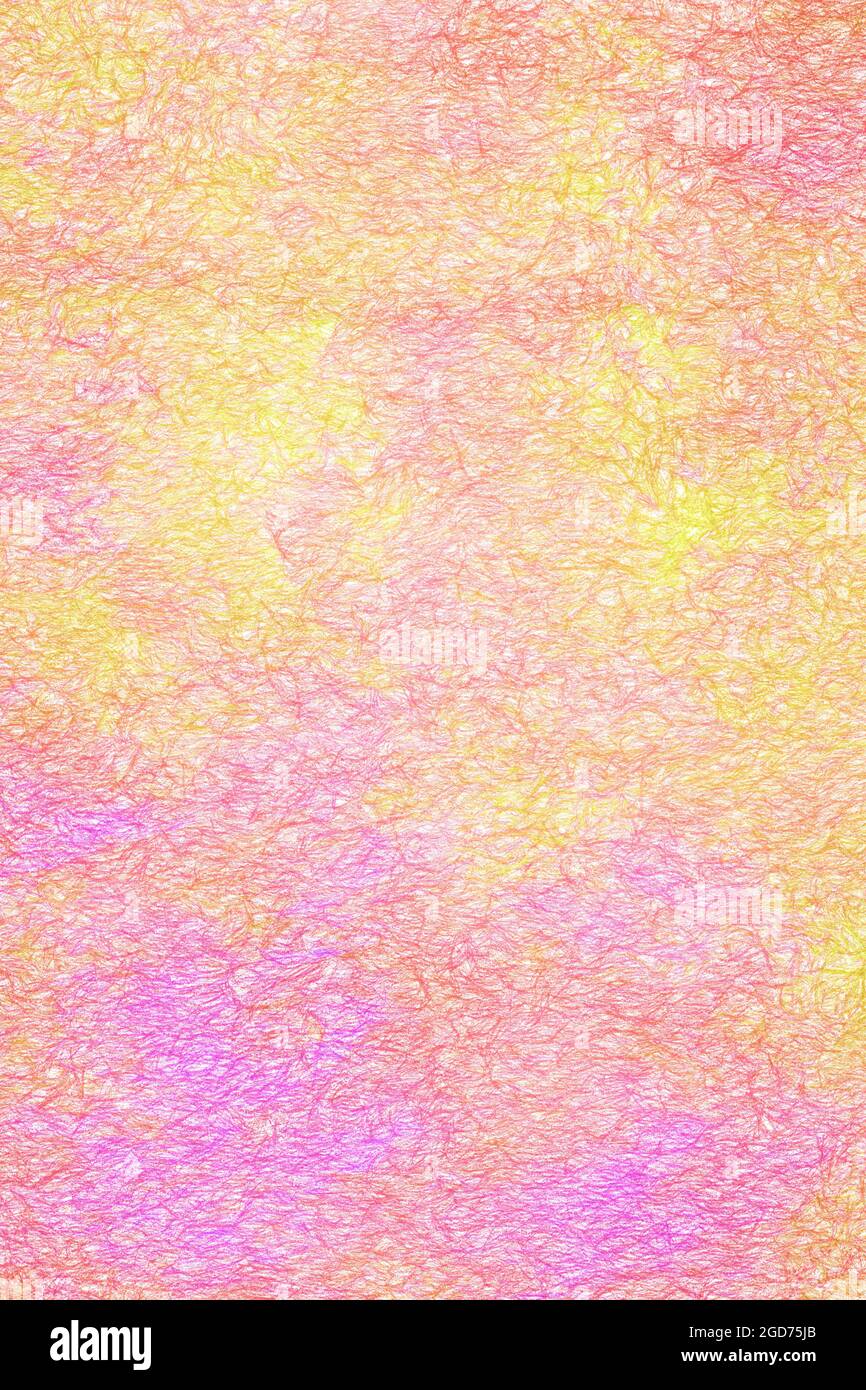 Pink hand painted backdrop background. Pencil or watercolor, abstract ...