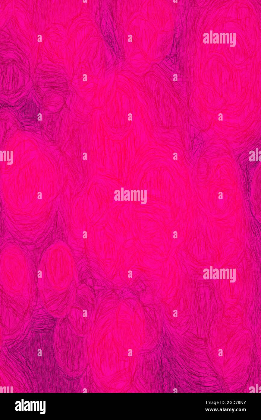Pink hand painted backdrop background. Pencil or watercolor, abstract ...