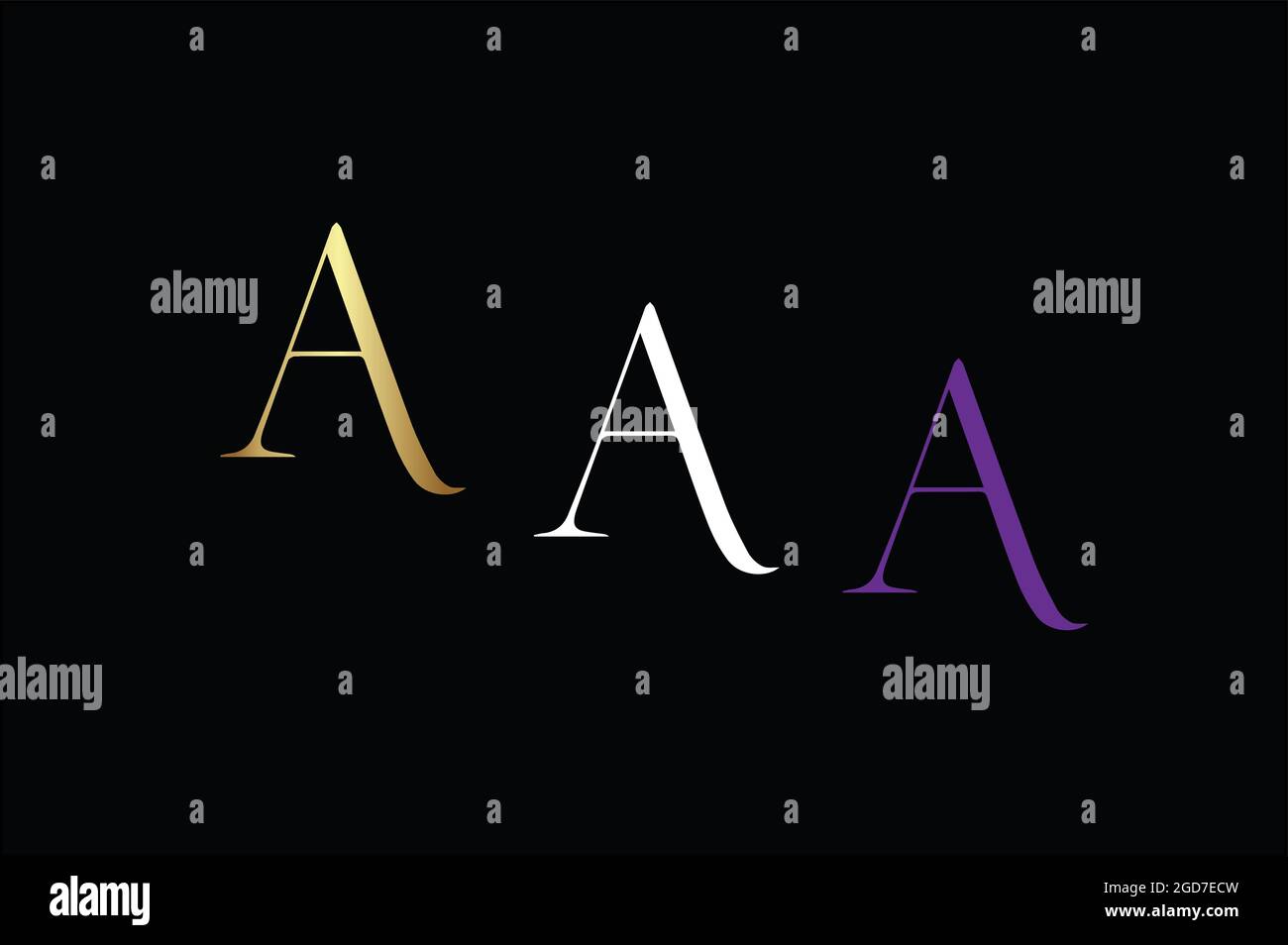 Alphabetic logo design Initial Logo vector for Business or Brand Stock ...