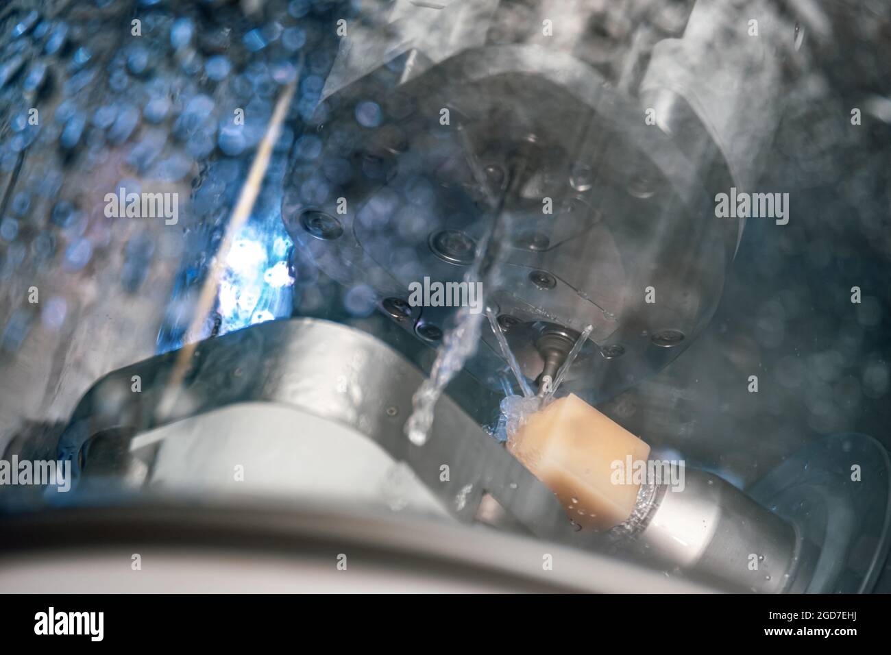 CAD CAM dental computer-aided machine. Digital modern dental laboratory ...