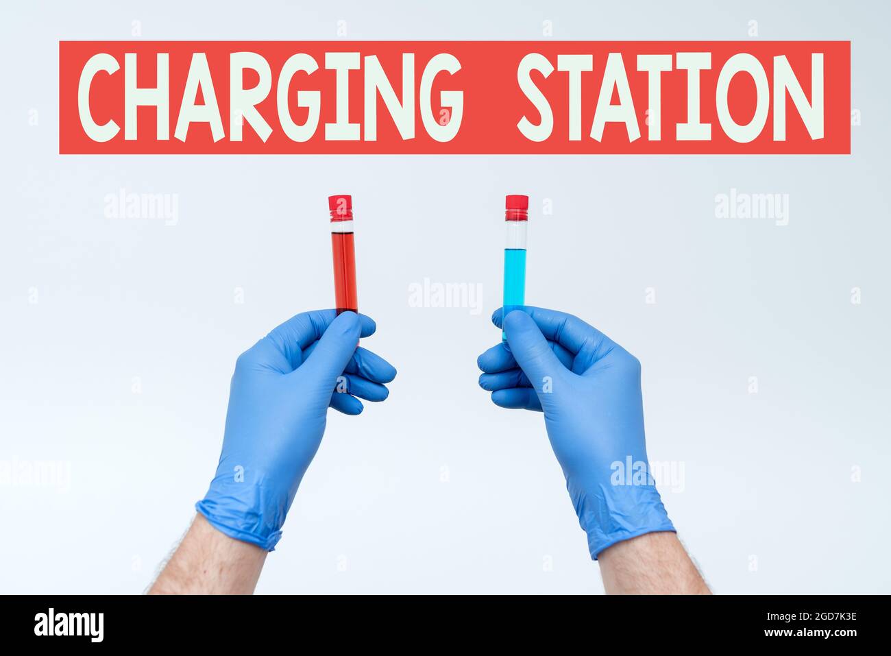 Hand writing sign Charging Station. Concept meaning places where ...