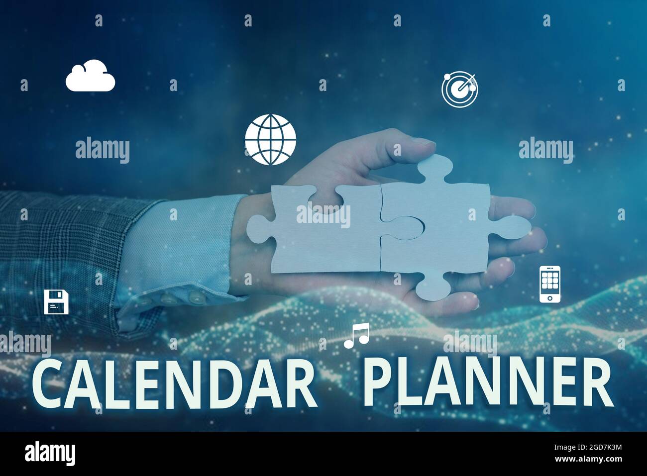 Handwriting text Calendar Planner. Conceptual photo schedule of ...