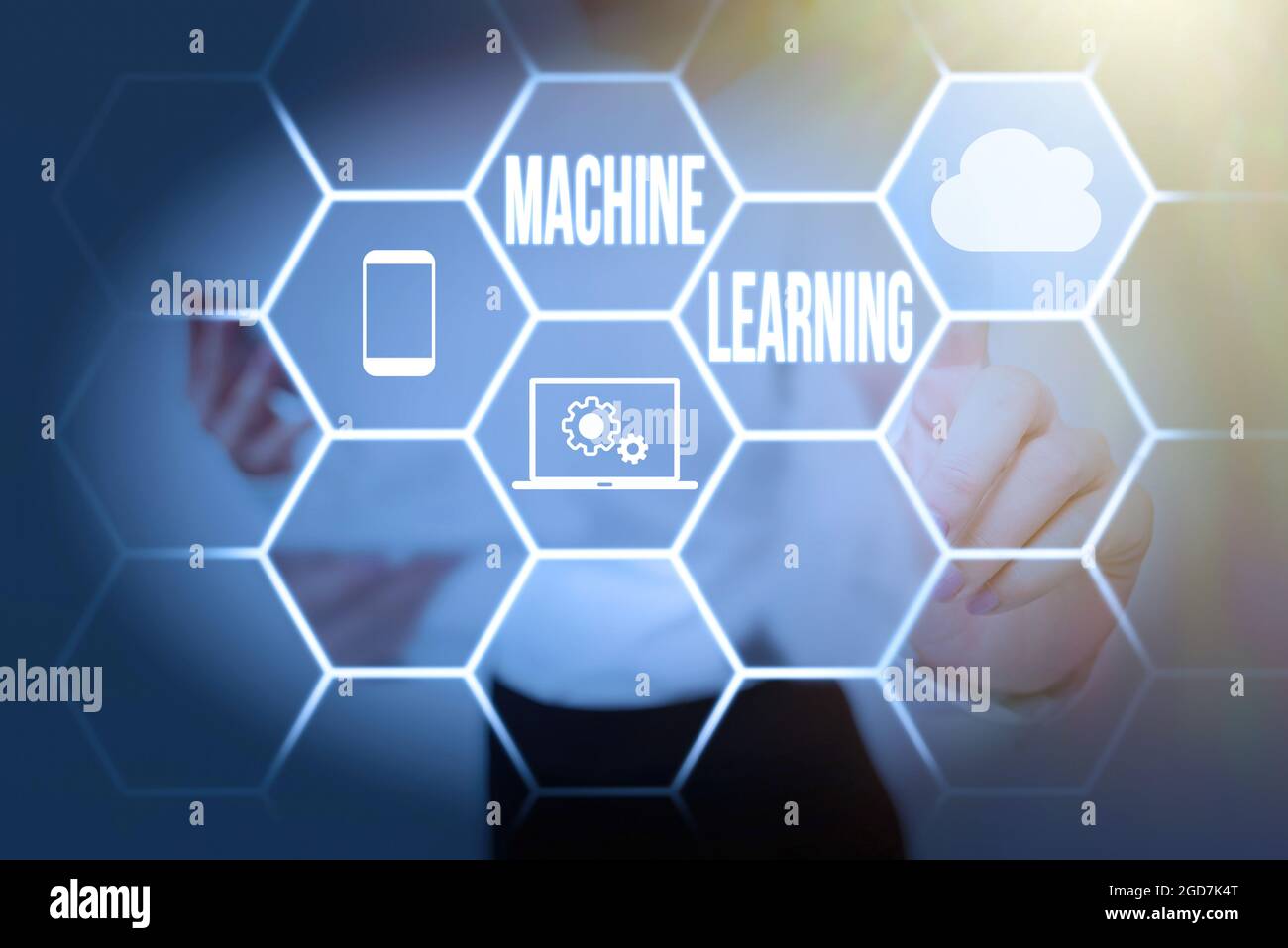 Inspiration showing sign Machine Learning. Business concept scientific ...