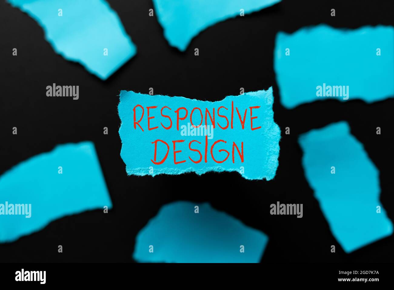 Conceptual display Responsive Design. Internet Concept web page creation that makes use of ...