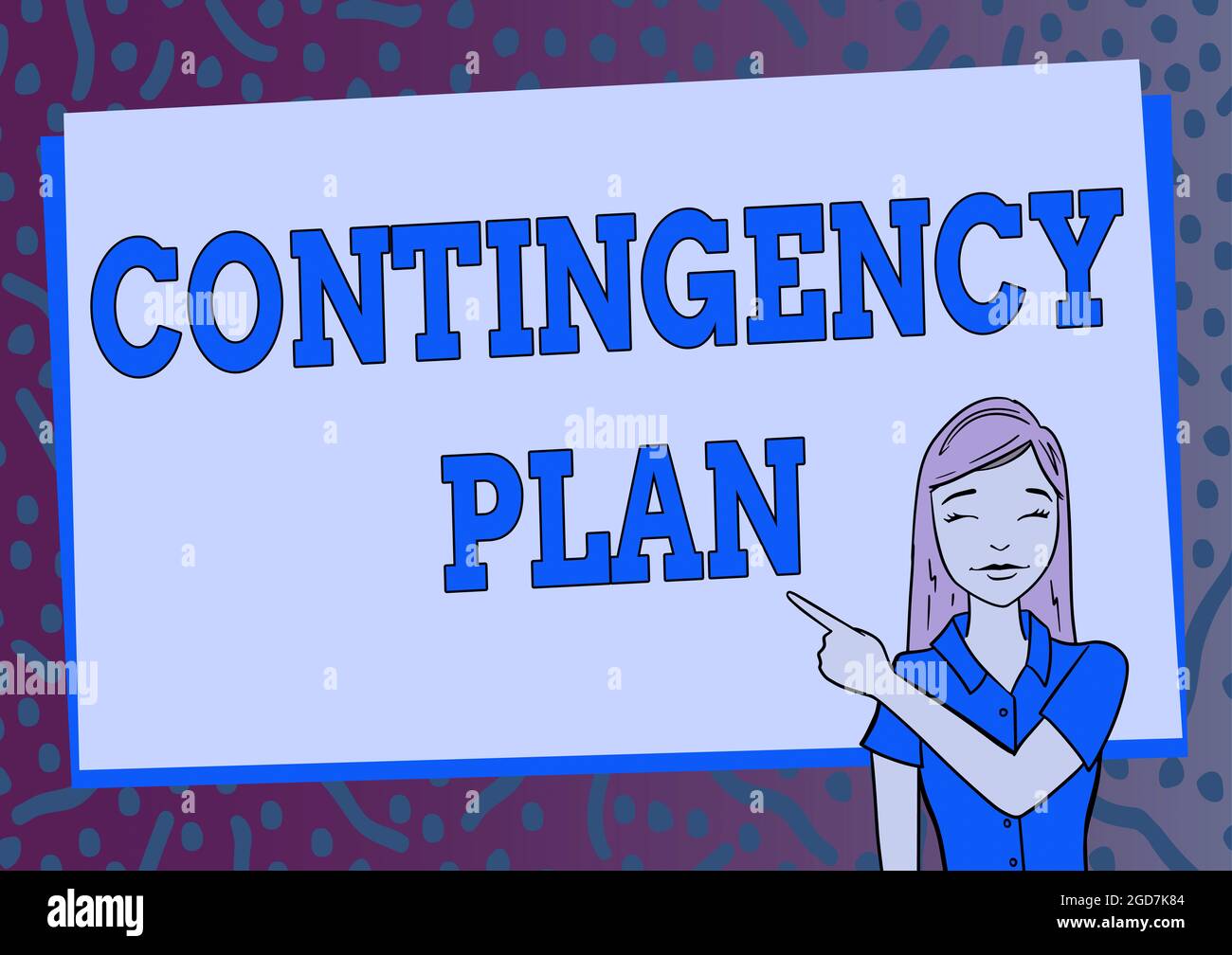 Sign displaying Contingency Plan. Business showcase A plan designed to ...