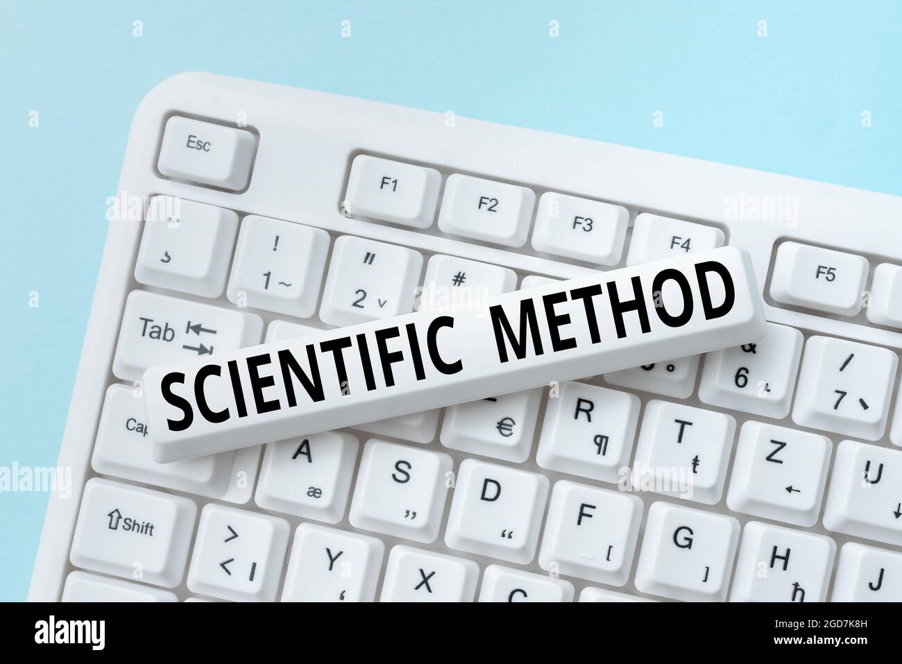 Hand writing sign Scientific Method. Business overview method of ...