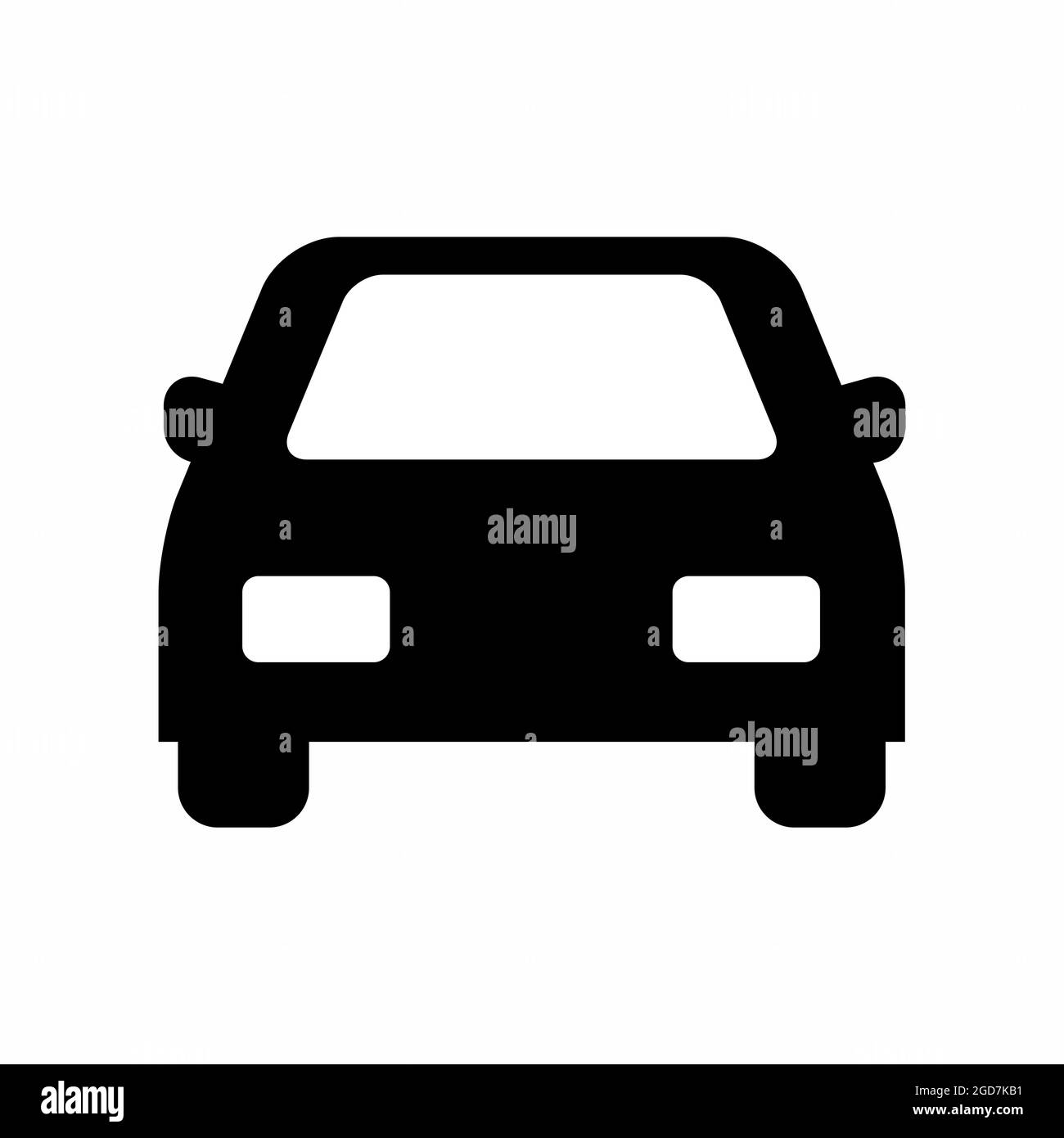 Car front view detail Stock Vector Images - Alamy