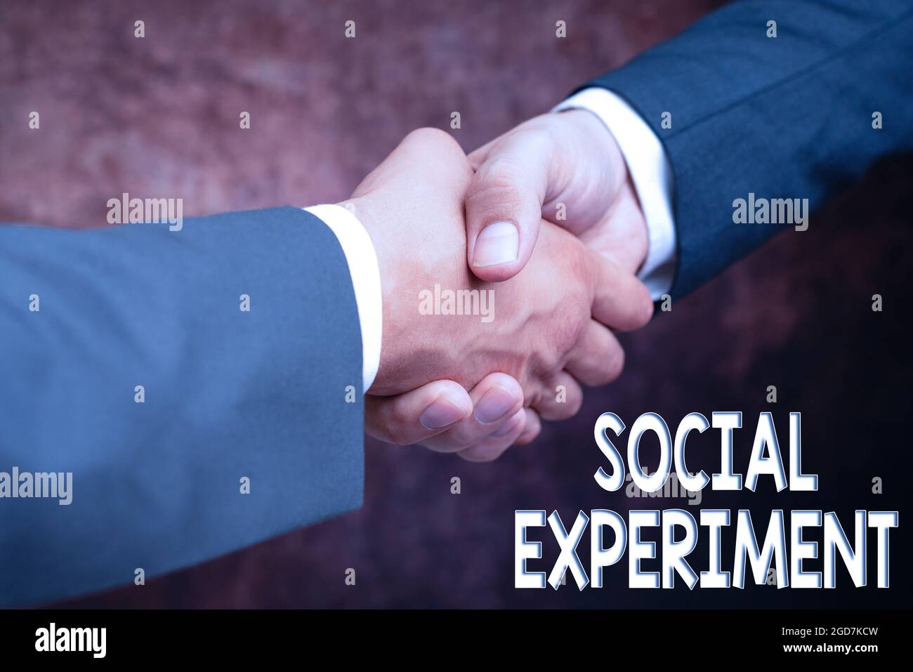 Sign displaying Social Experiment. Business showcase the research ...