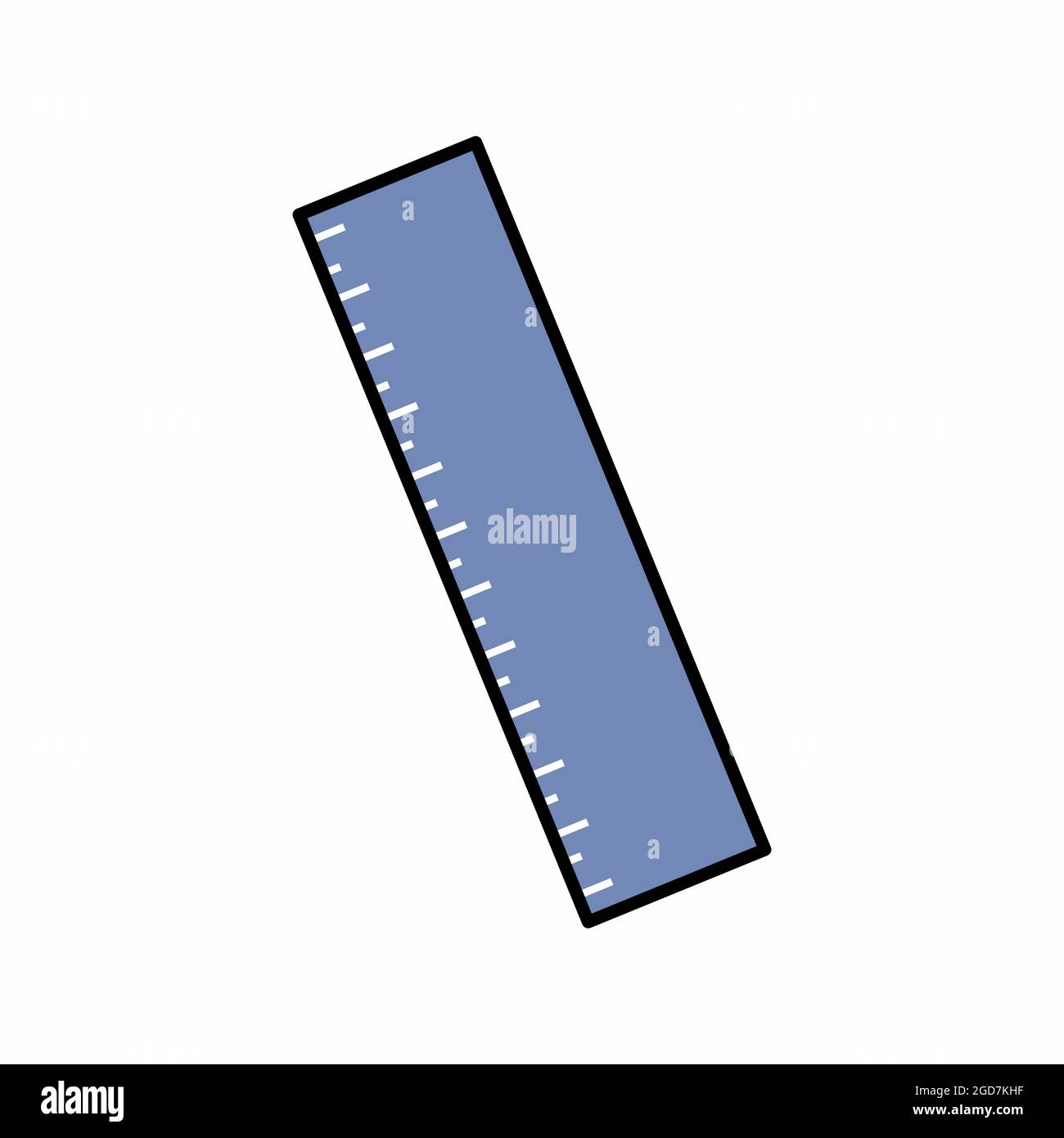 Icon Vector of Ruler - Dark Blue Style - simple illustration. Editable ...