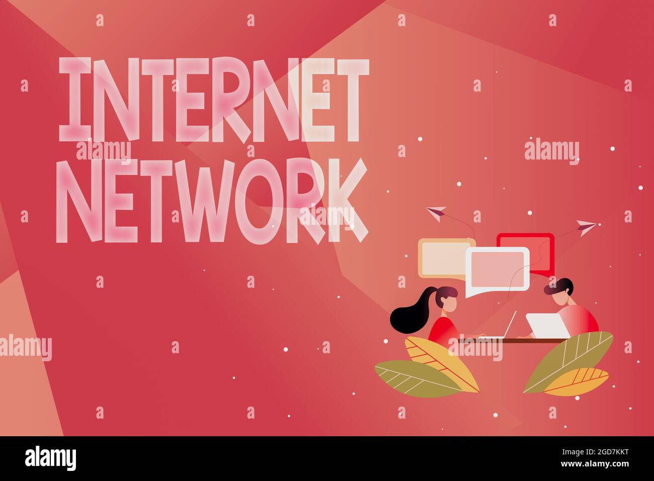 Conceptual caption Internet Network. Business concept connects ...