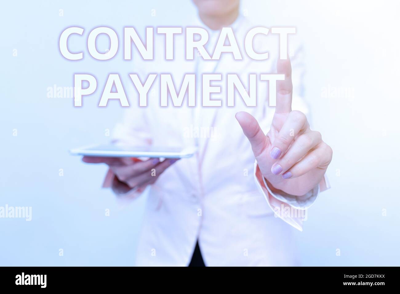 Inspiration showing sign Contract Payment. Word Written on payments ...
