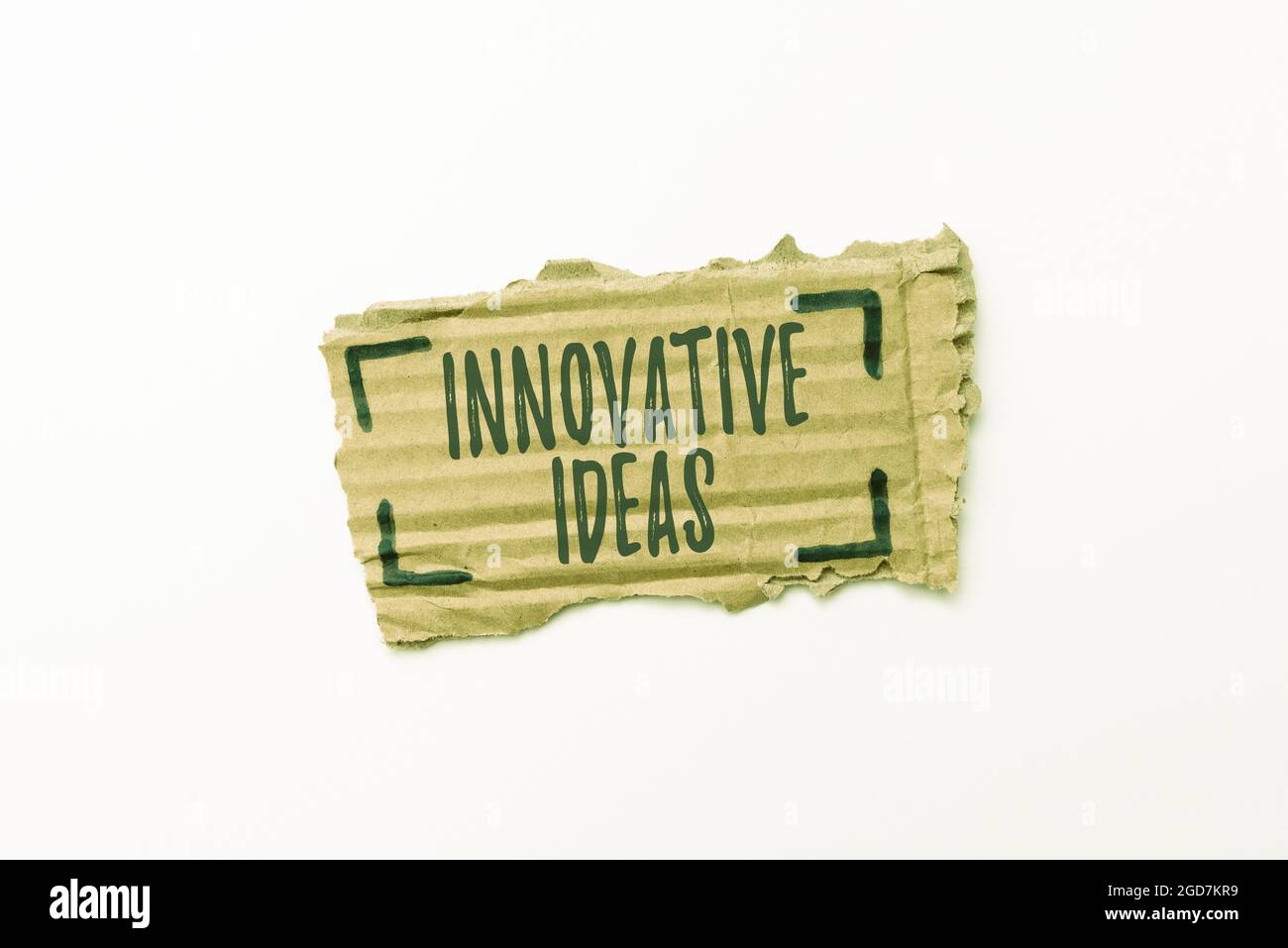Hand writing sign Innovative Ideas. Business concept application of ...