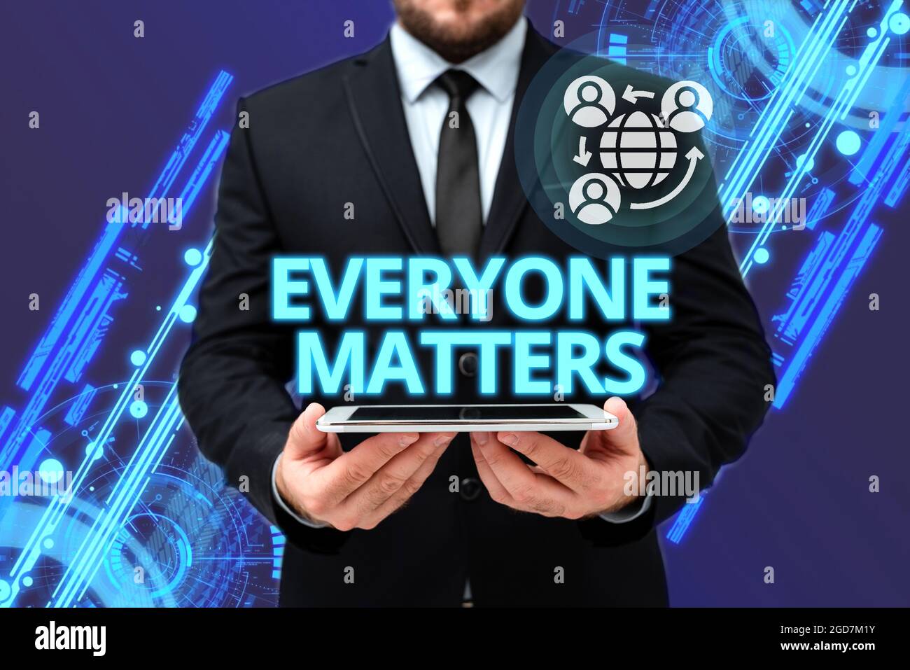 Inspiration showing sign Everyone Matters. Conceptual photo everything ...