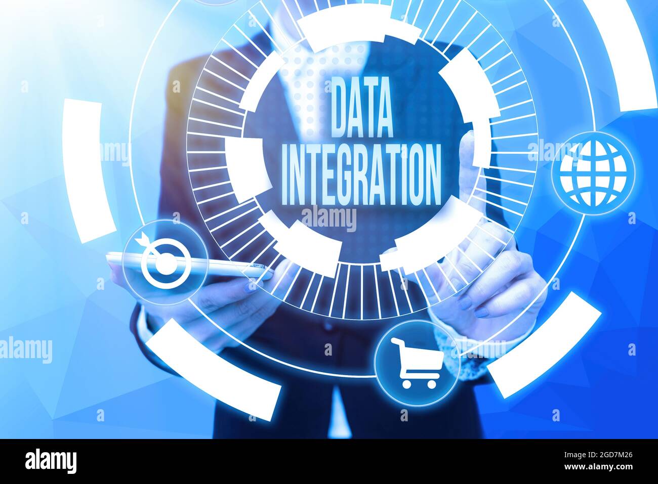 Sign displaying Data Integration. Conceptual photo involves combining ...
