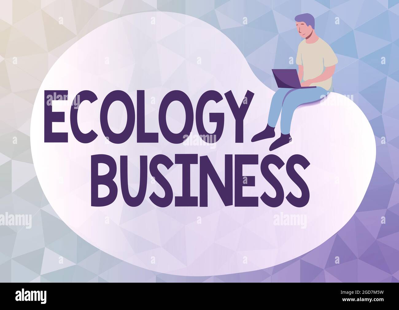 Inspiration showing sign Ecology Business. Business idea global ecology ...