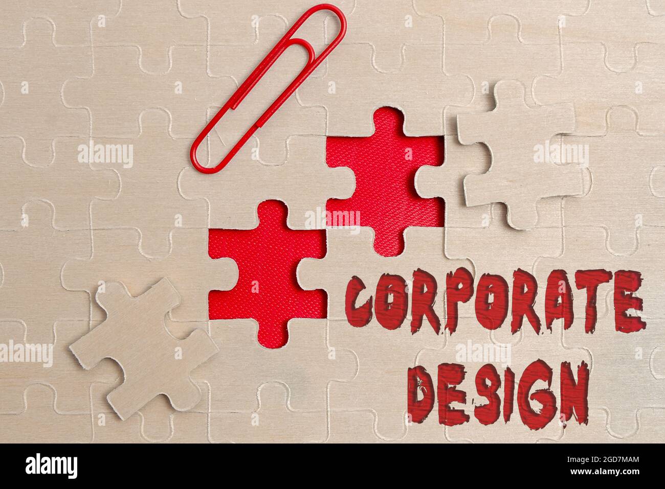 Conceptual display Corporate Design. Business idea official graphical ...
