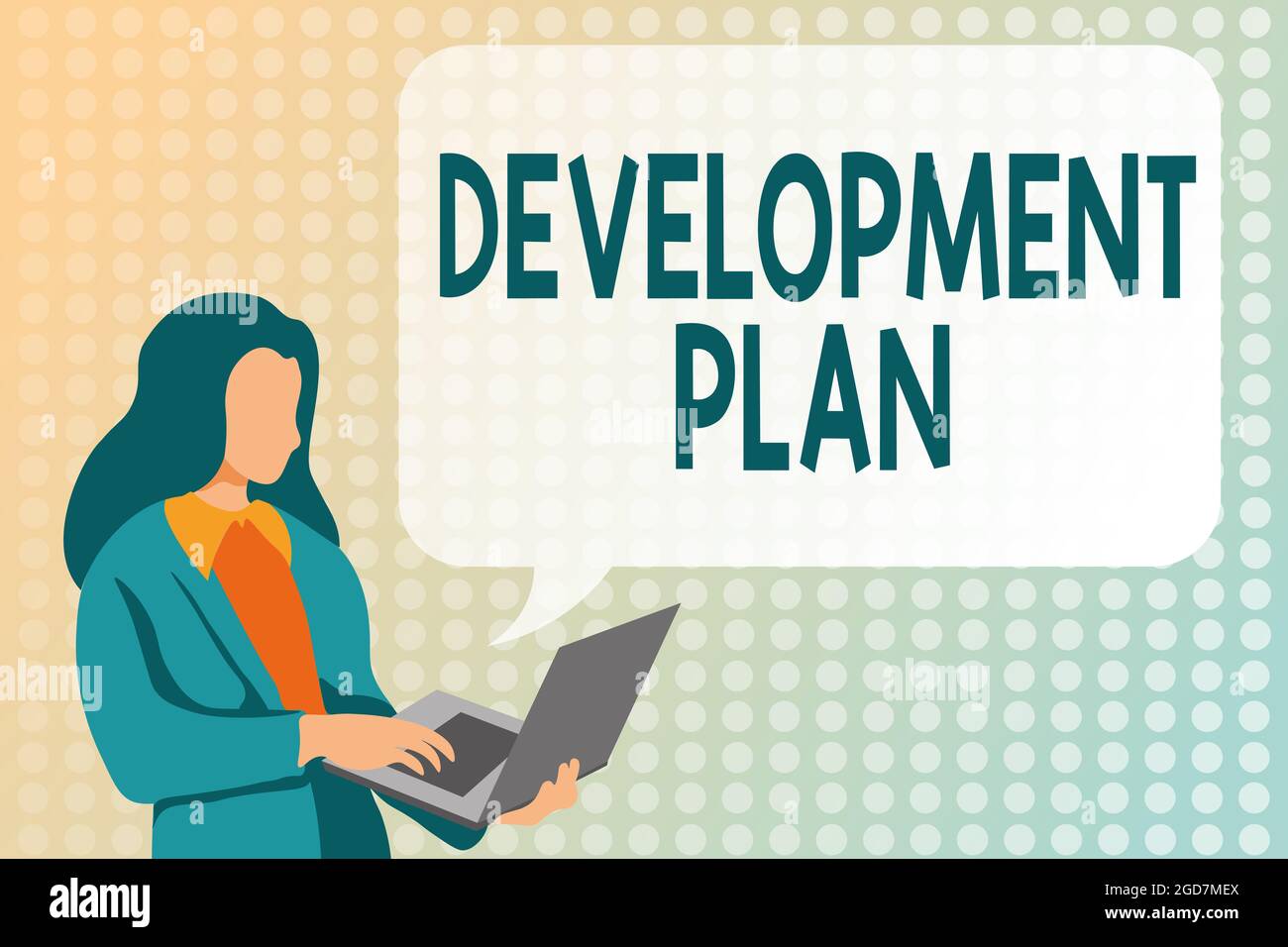 Writing displaying text Development Plan. Business idea the planning of ...