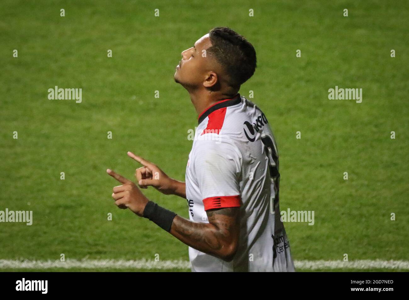 Belo Horizonte, Brazil. 11th Aug, 2021. Samuel celebrates a goal during ...