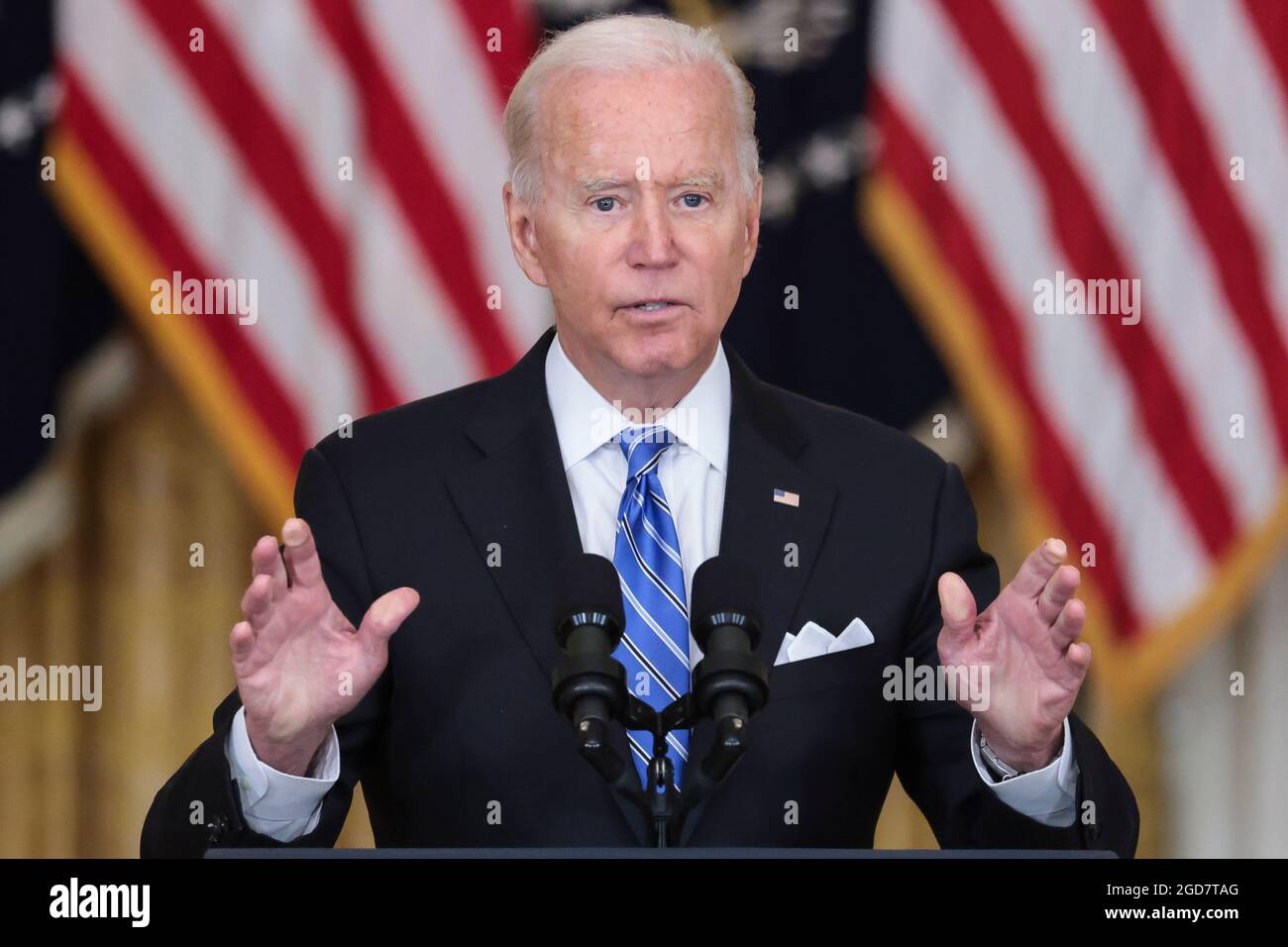 President Joe Biden speaks on his Build Back Better economic agenda, in ...