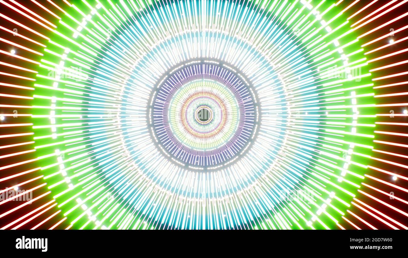 Multicolor Bright Circle Light Background Stock Photo - Alamy