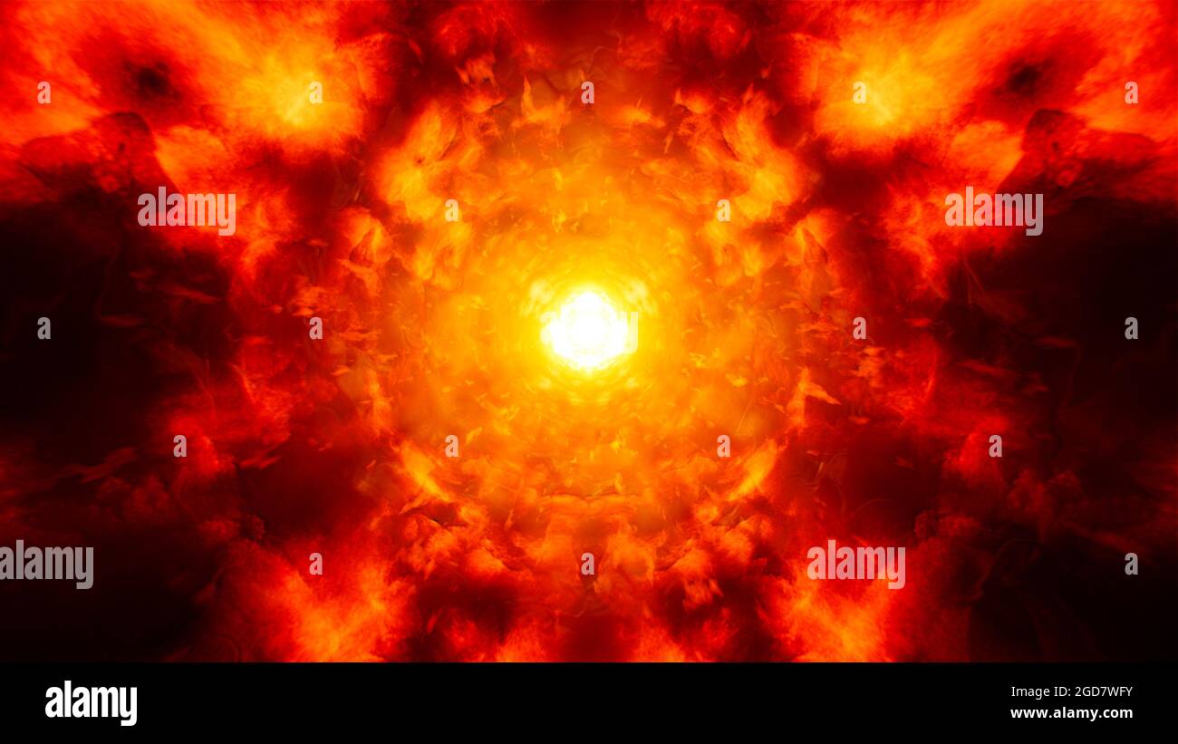 Abstract Glowing Flame Energy Burst Background Stock Photo - Alamy