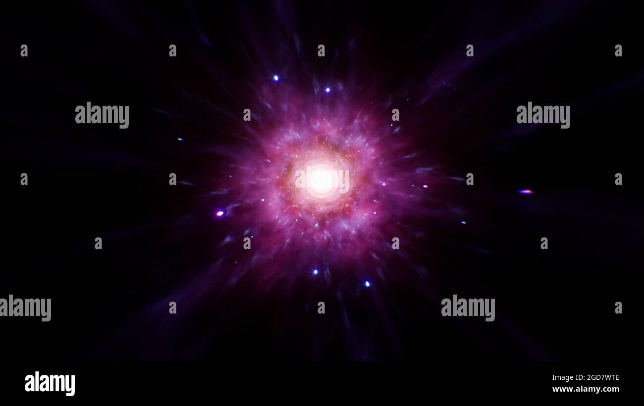 Neon Pink Dimension Energy background Stock Photo - Alamy