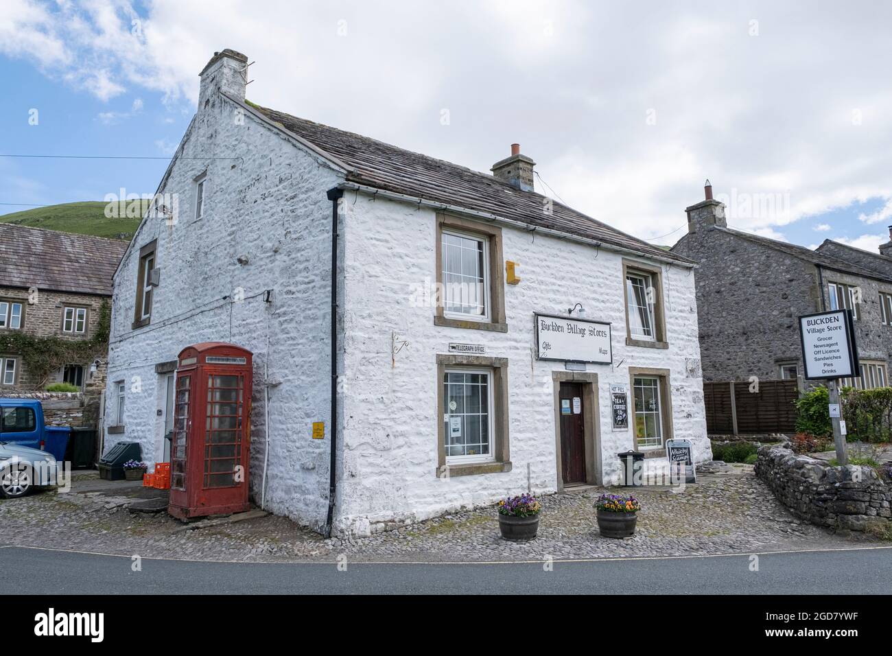 Buckden Village Stores, North Yorkshire, Yorkshire Dales National Park ...