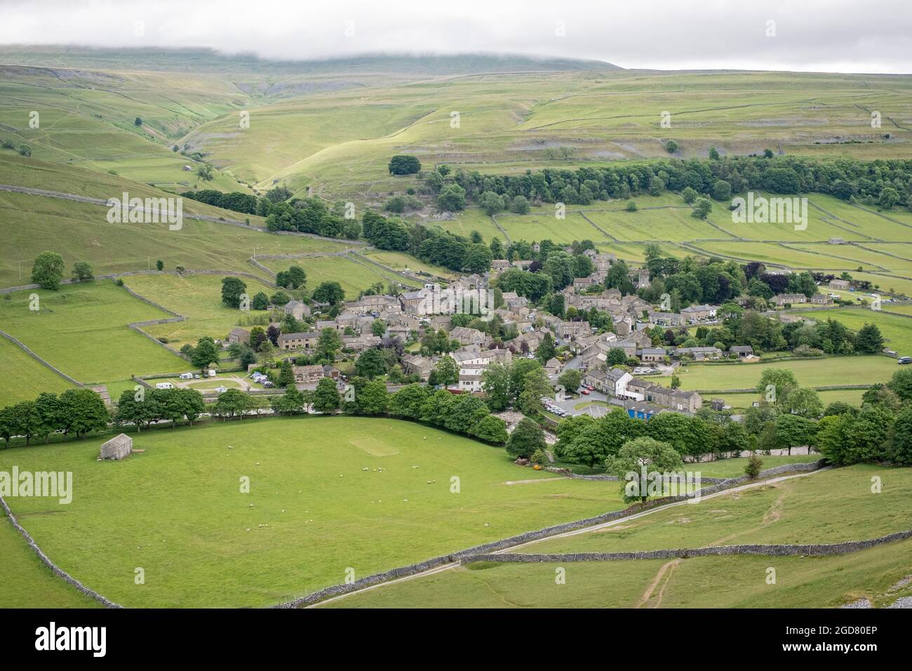 Kettlewell, North Yorkshire, Yorkshire Dales National Park, England, UK ...