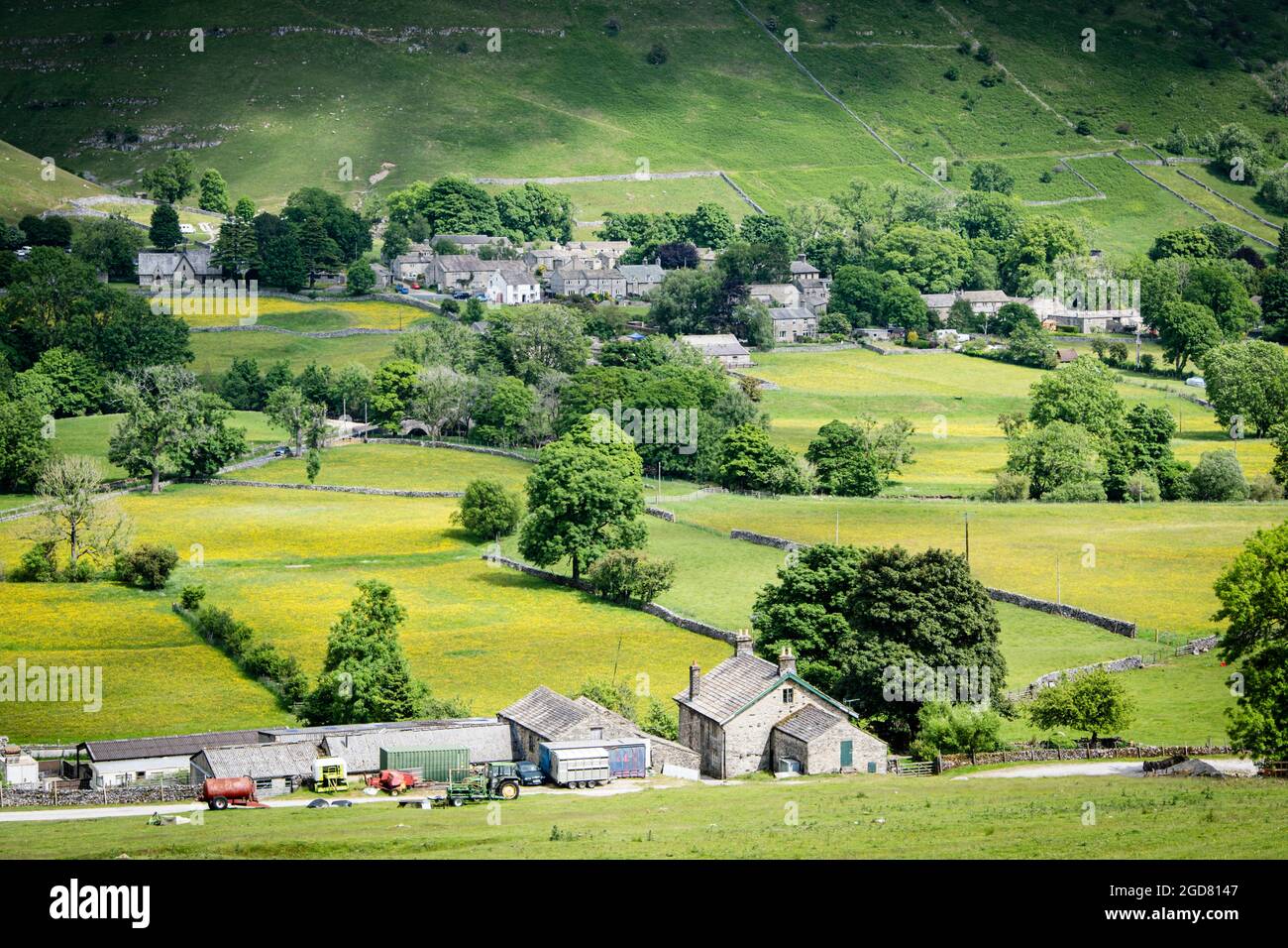 Kettlewell, North Yorkshire, Yorkshire Dales National Park, England, UK ...