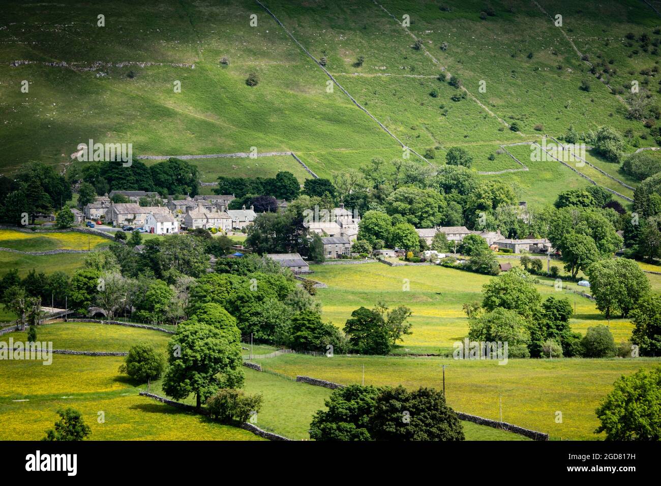 Kettlewell, North Yorkshire, Yorkshire Dales National Park, England, UK ...