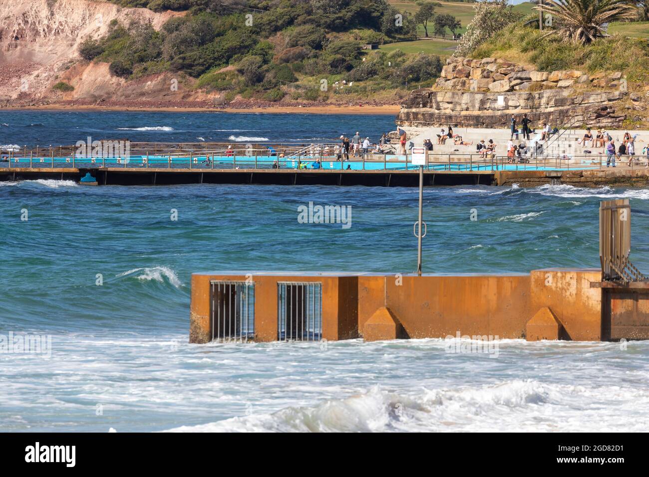 Collaroy beach ocean beach pool in Sydney on a spring day,Australia ...