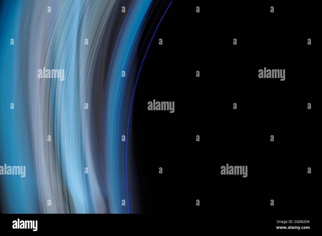 Abstract blue light streaks paint Stock Photo - Alamy