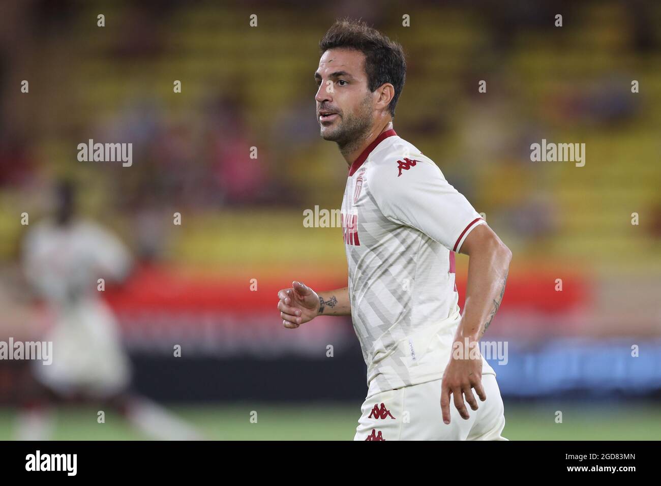 Monaco, Monaco, 10th August 2021. Cesc Fabregas of AS Monaco during the ...