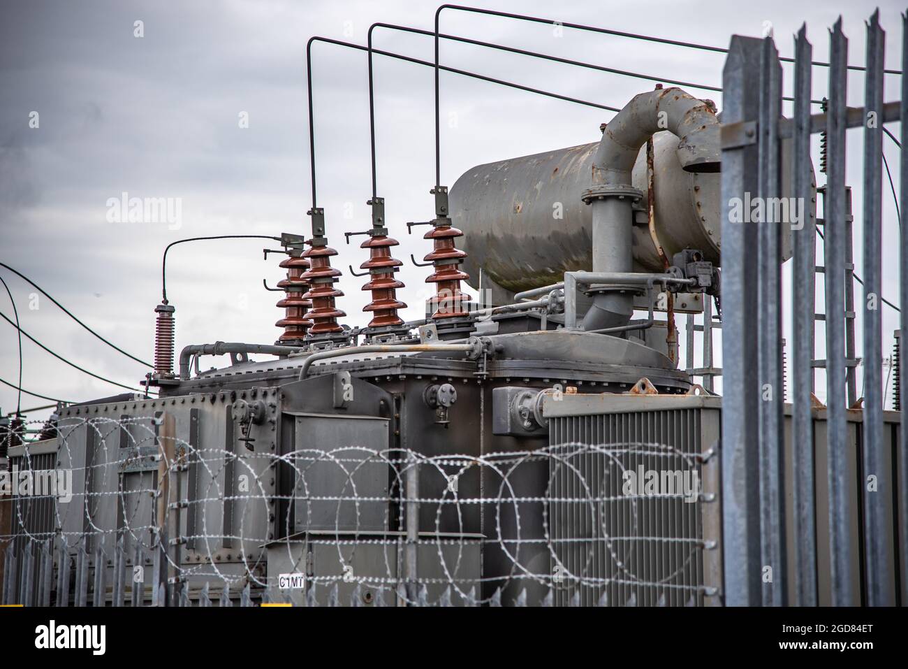 Power distribution station in Cotswold, UK Stock Photo - Alamy