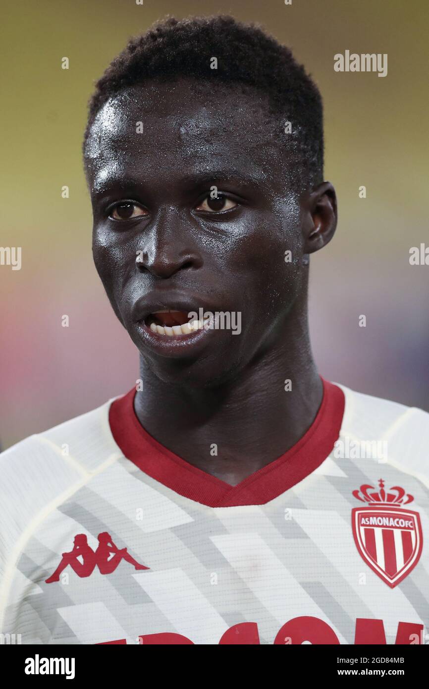 Monaco, Monaco, 10th August 2021. Krepin Diatta of AS Monaco pictured ...