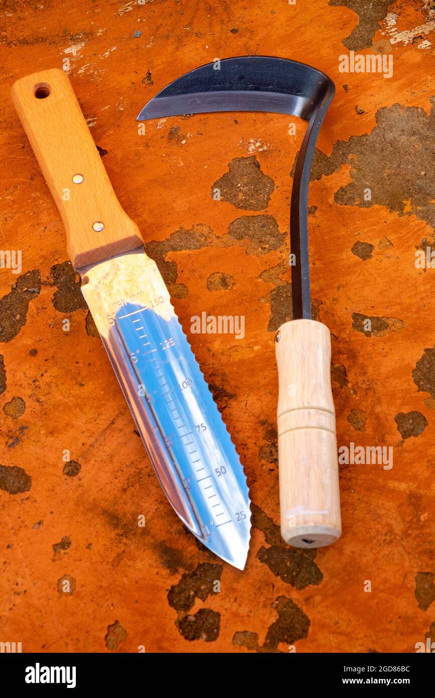 Implements tools farming hi-res stock photography and images - Alamy