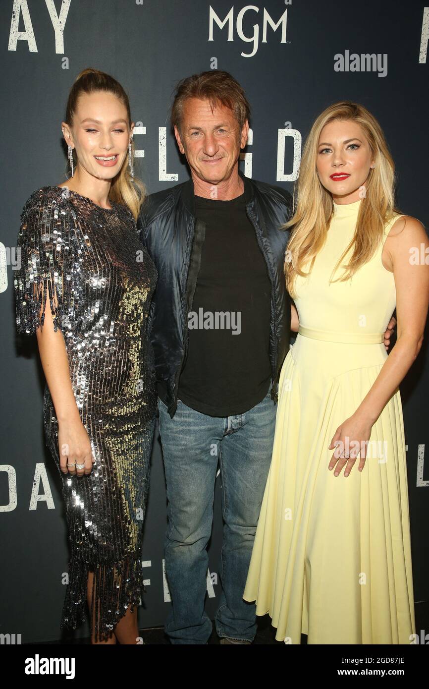 Los Angeles, Ca. 11th Aug, 2021. Dylan Penn, Sean Penn and Katheryn ...