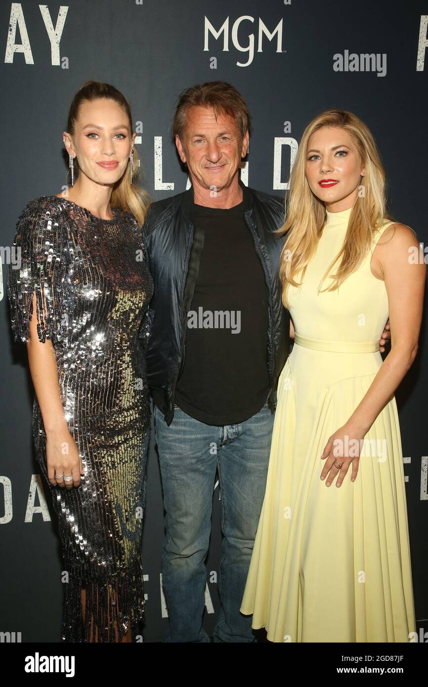 Los Angeles, Ca. 11th Aug, 2021. Dylan Penn, Sean Penn and Katheryn ...