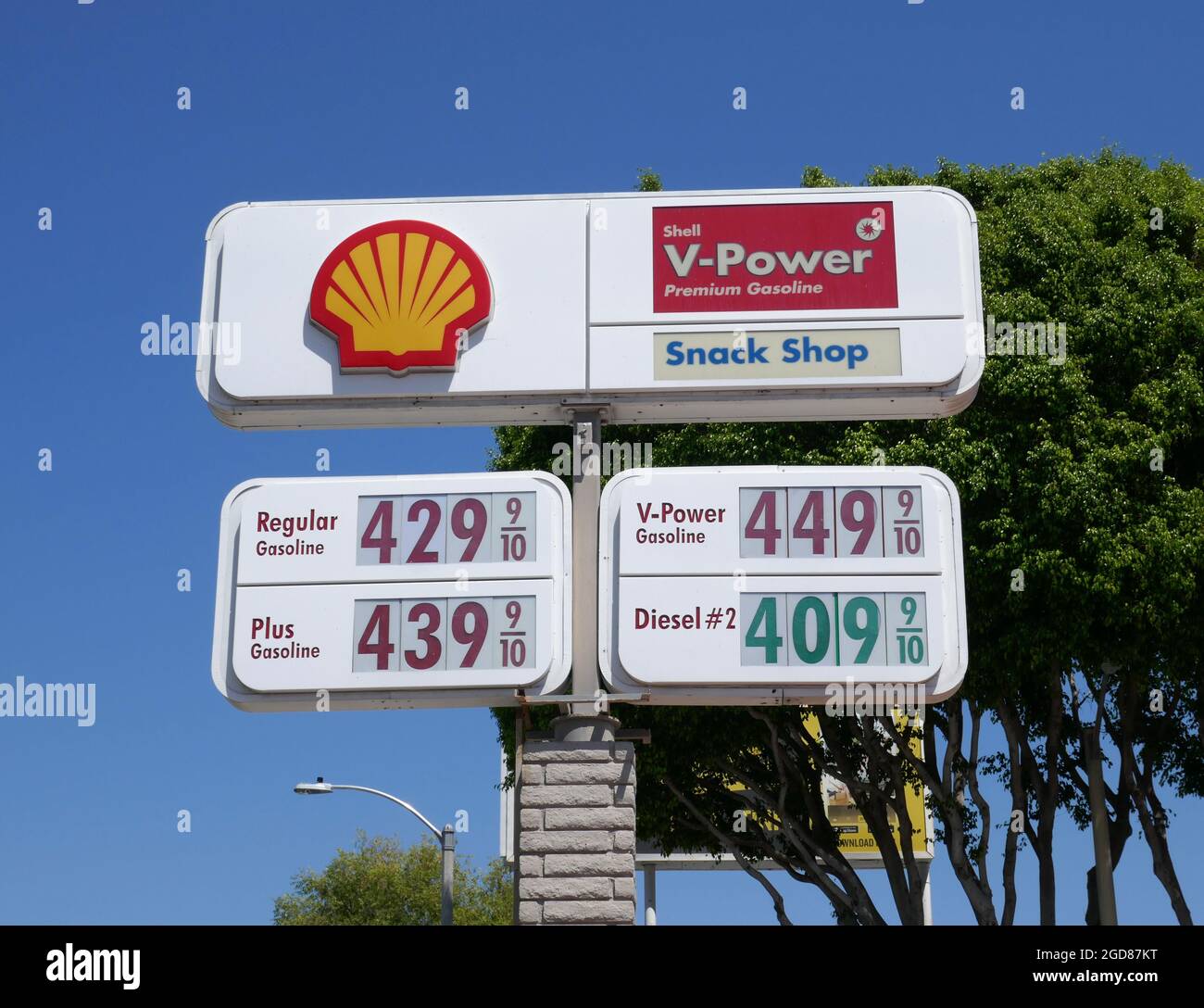 Los Angeles, California, USA 10th August 2021 A general view of ...