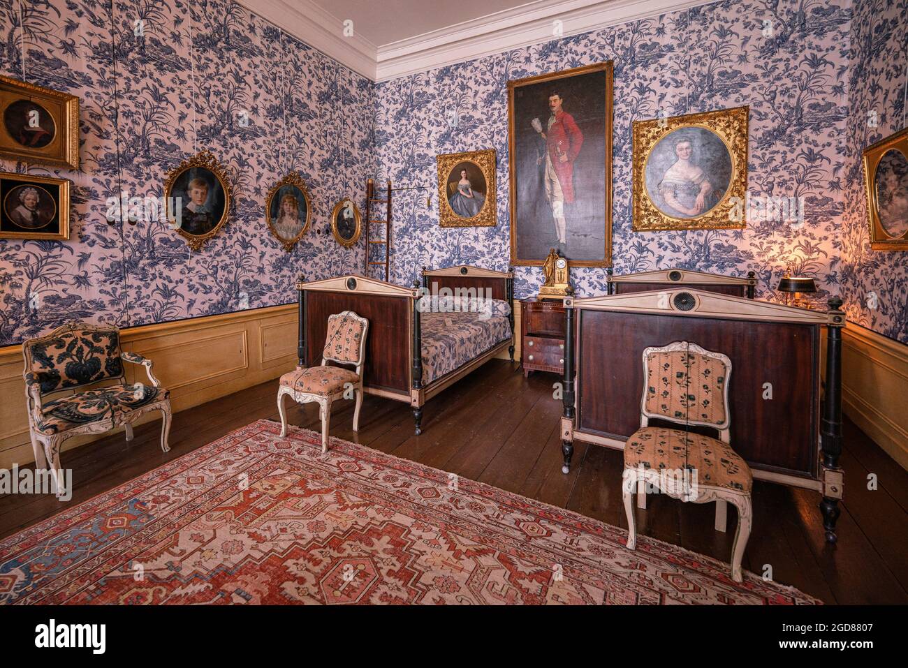 The interior view of the Museum Van Loon. The museum was named after ...