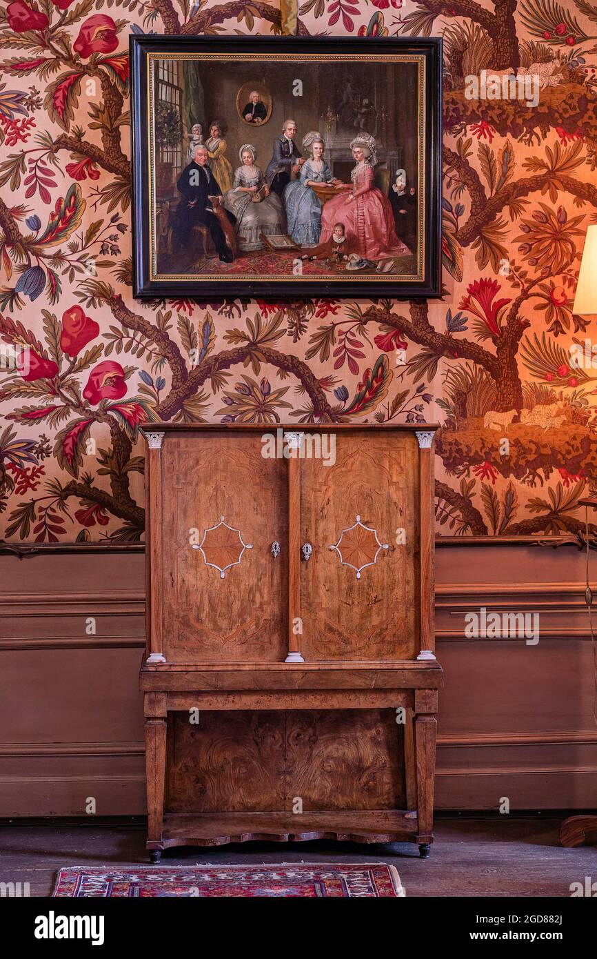 General view of the furniture of the Museum Van Loon. The museum was ...